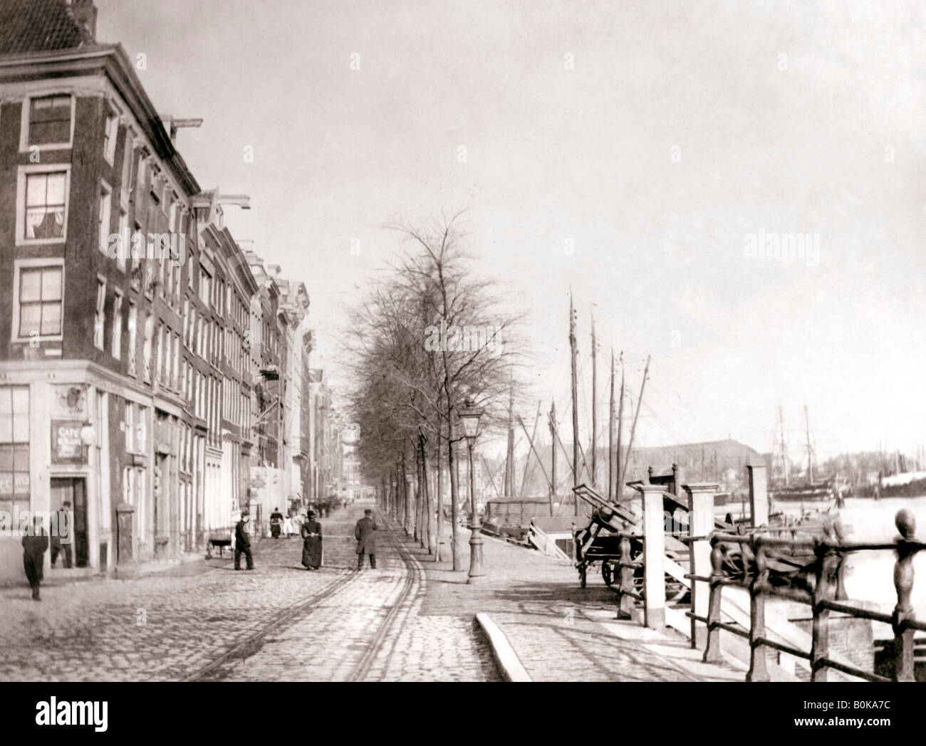 Rotterdam, 1898.Artist: James Batkin Stock Photo - Alamy