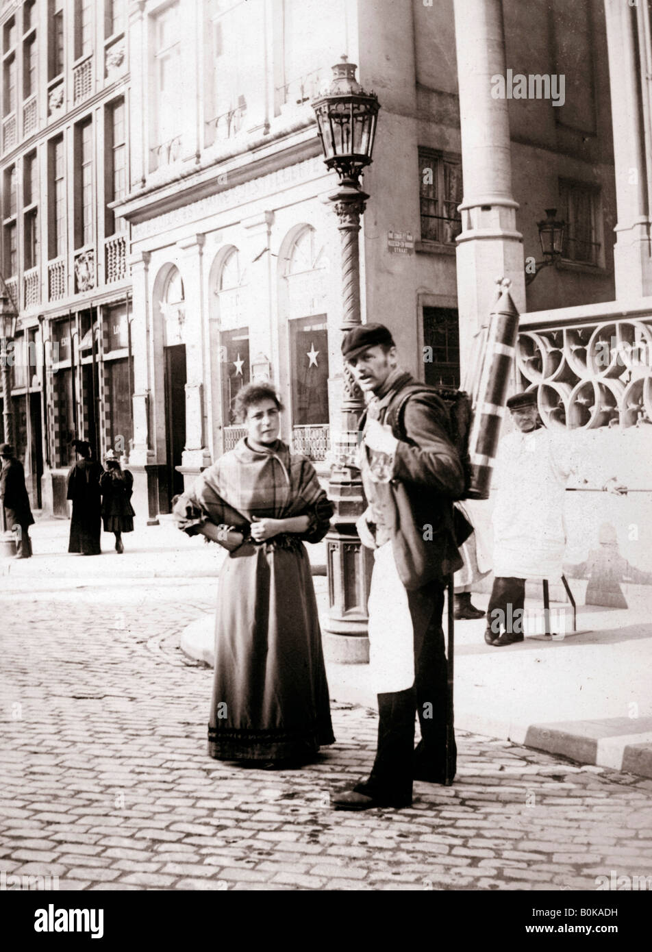 People of Brussels, 1898.Artist: James Batkin Stock Photo - Alamy