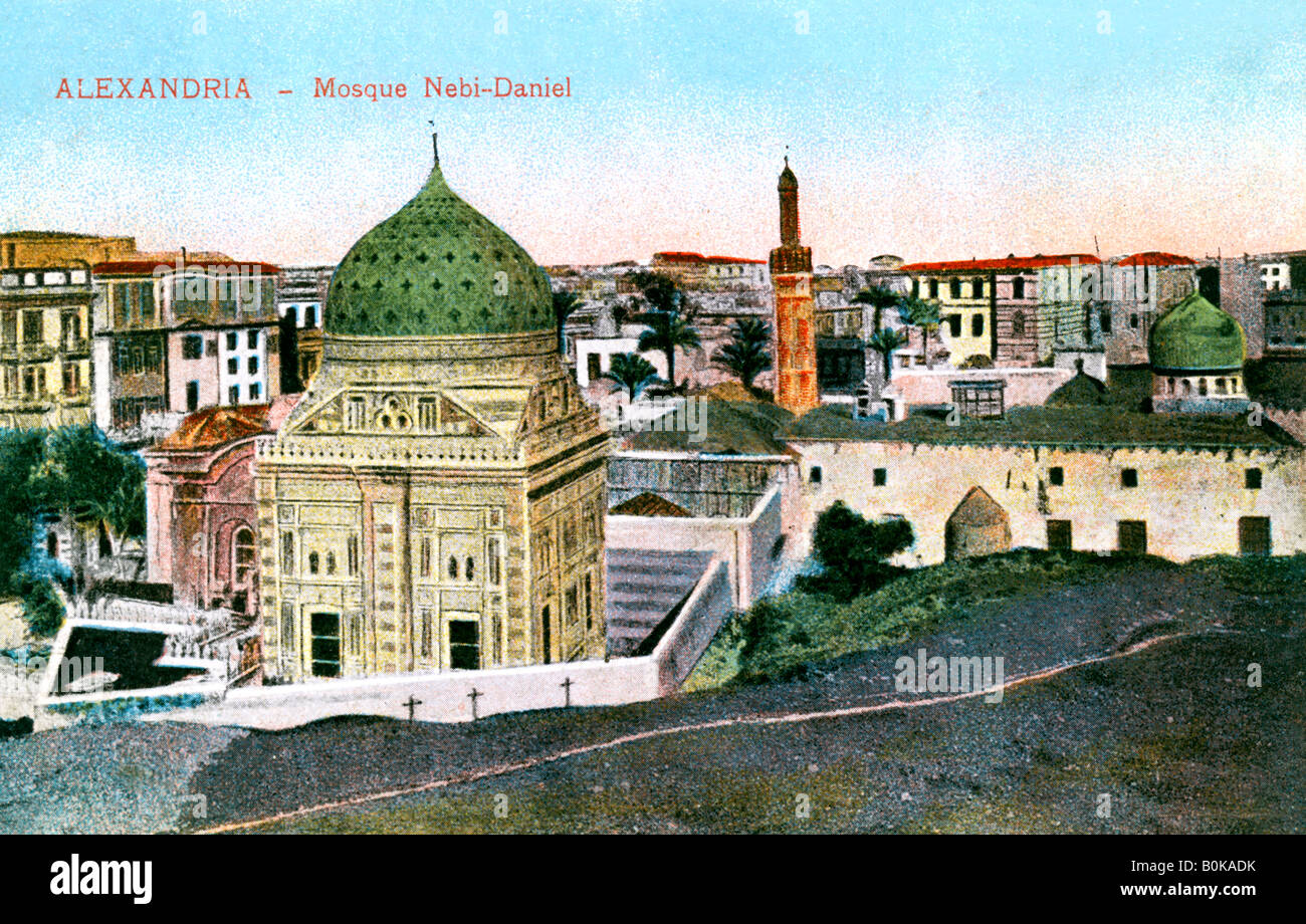 The Nebi-Daniel Mosque, Alexandria, Egypt, 20th century. Artist ...
