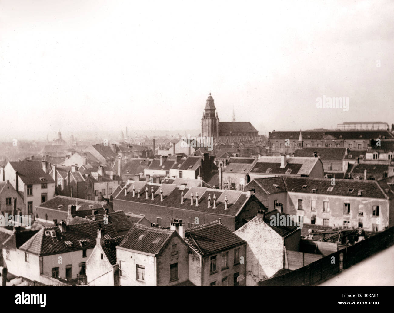 Antwerp skyline, 1898.Artist: James Batkin Stock Photo - Alamy