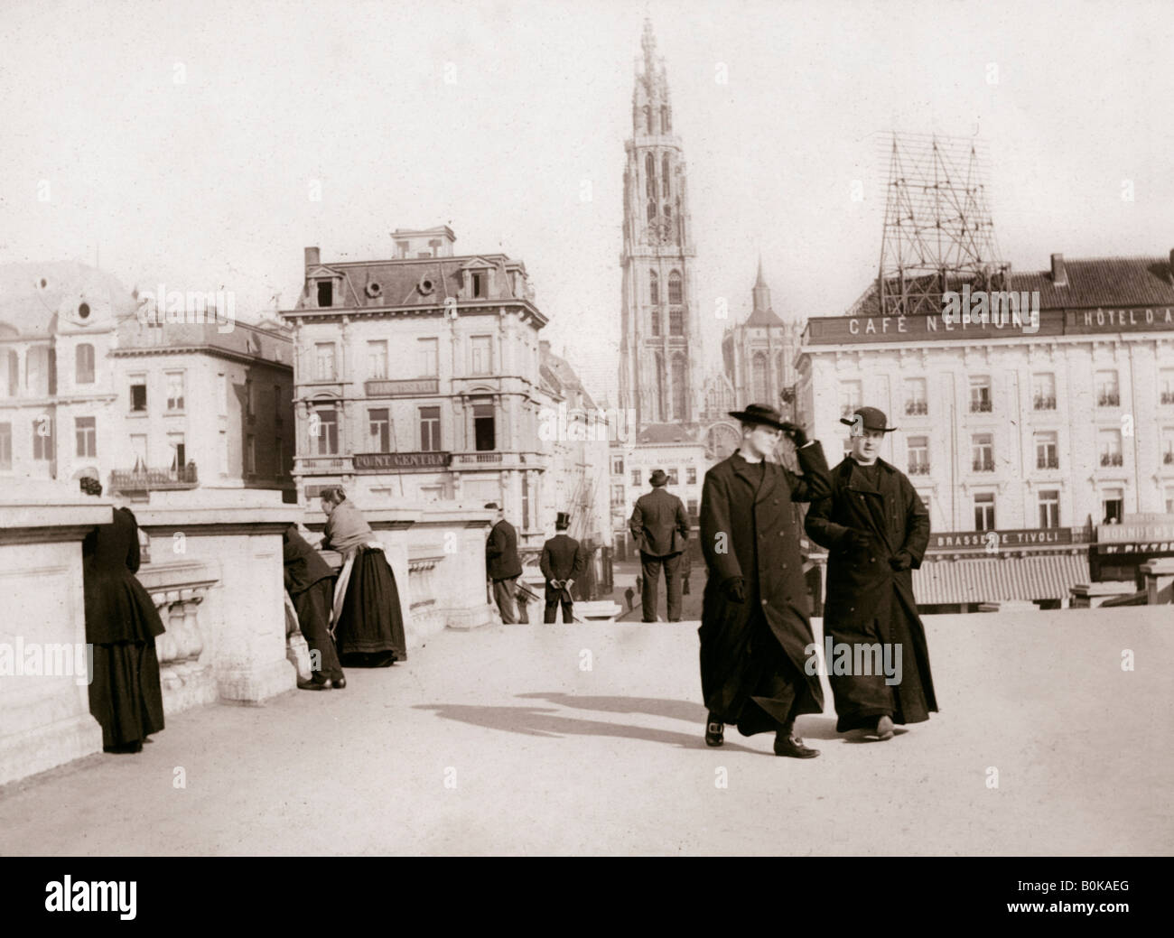 Priests, Antwerp, 1898.Artist: James Batkin Stock Photo - Alamy
