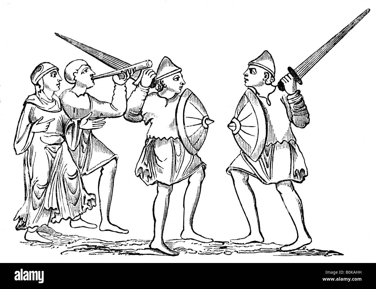 Sword dance, (1833). Artist: Unknown Stock Photo - Alamy