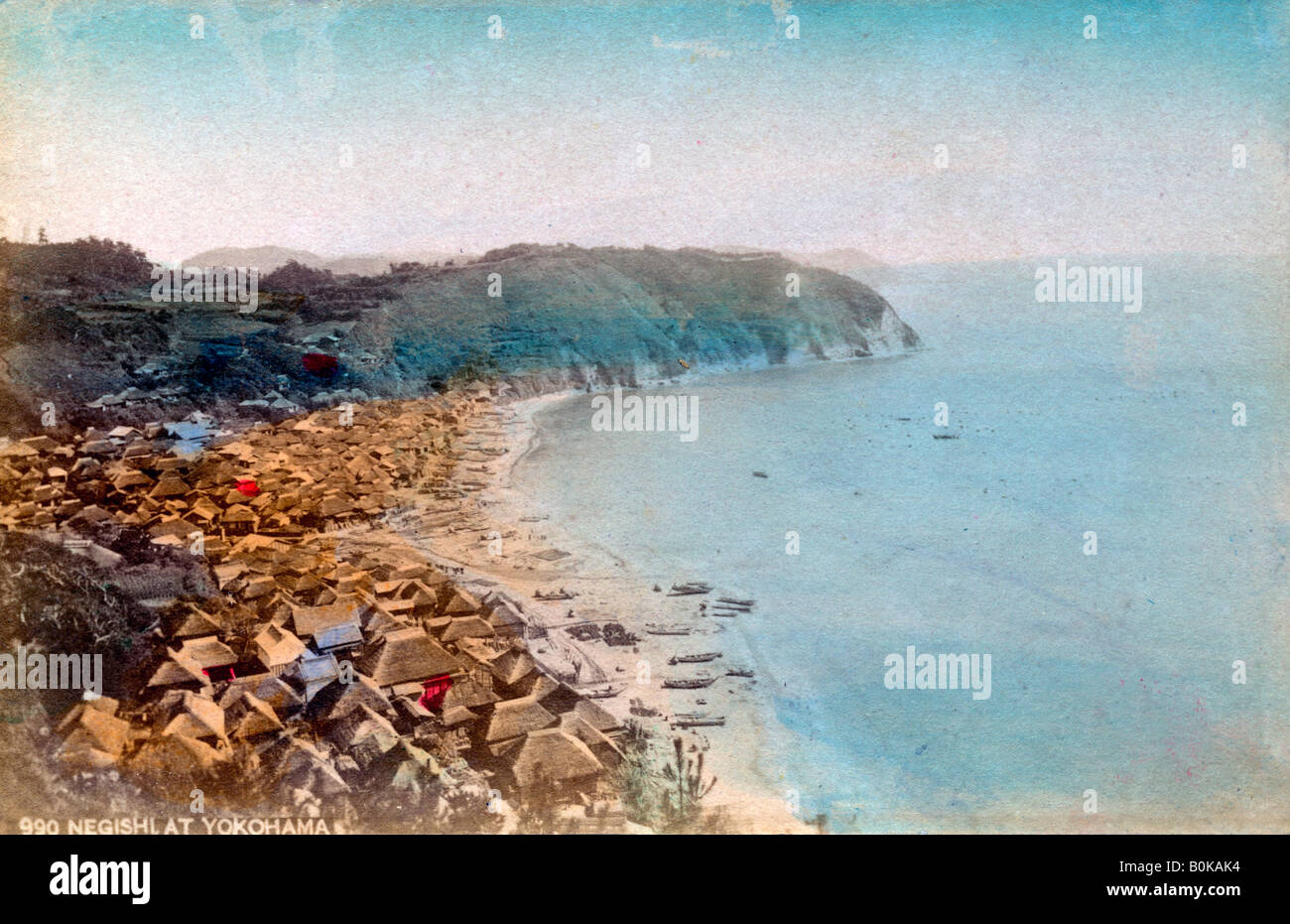 Negishi Bay, Yokohama, Japan. Artist: Unknown Stock Photo - Alamy