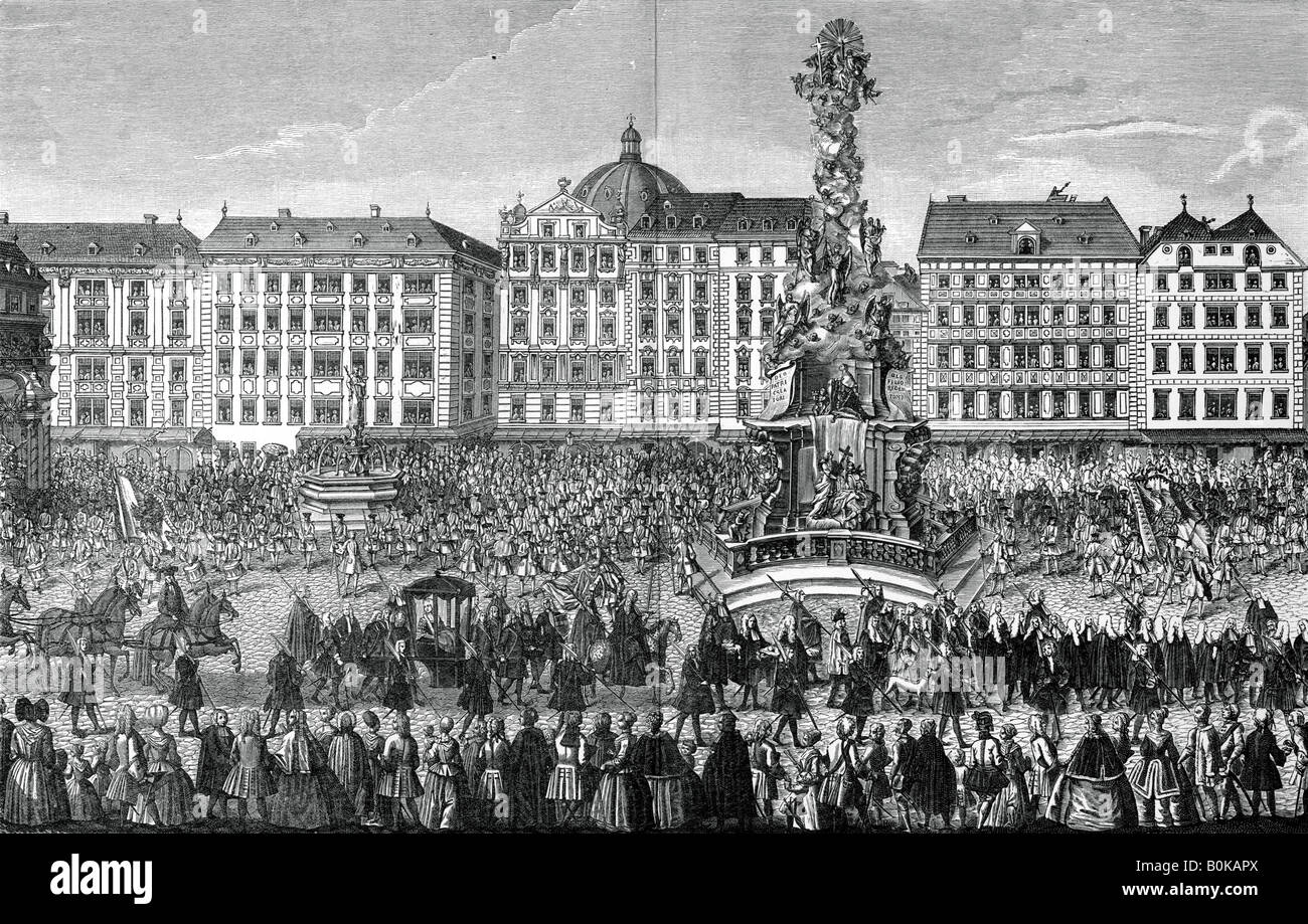 The oath of fealty to Maria Theresa as Archduchess of Austria, 22 ...