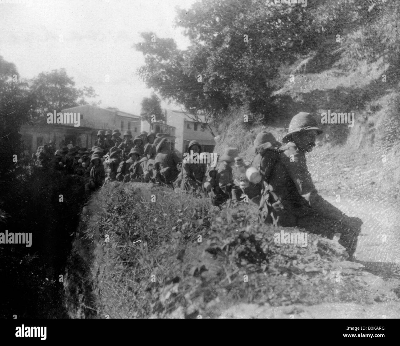 British soldiers on route hi-res stock photography and images - Alamy