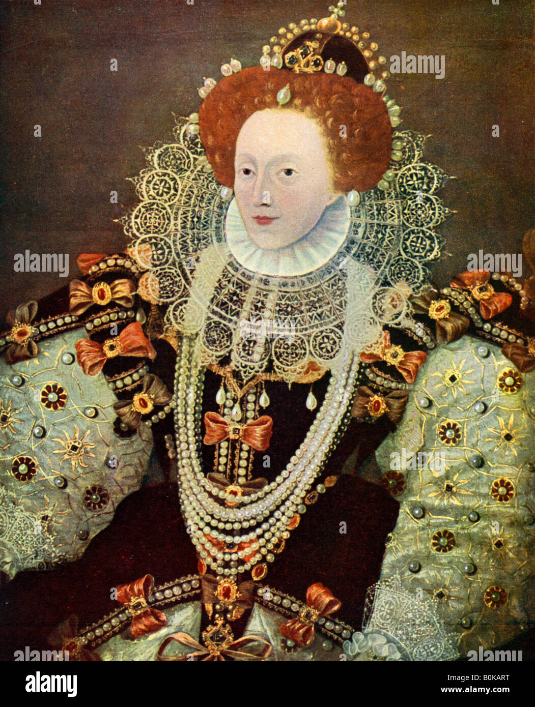 Elizabeth I, Queen of England and Ireland, c1588, (c1902-1905). Artist ...