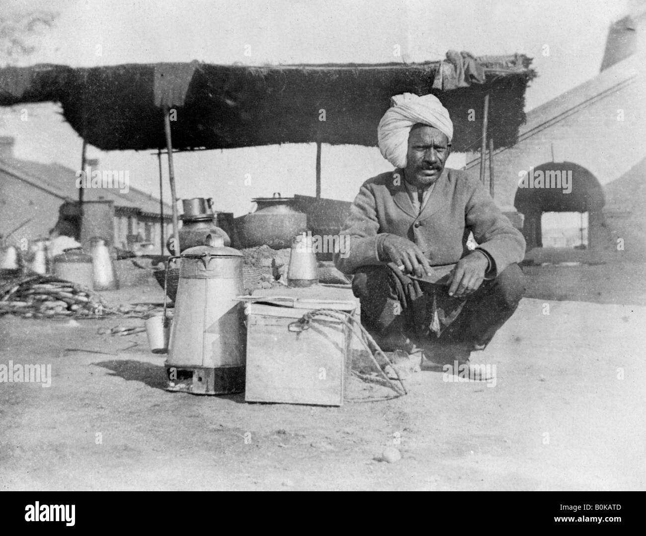 Indian tea stall Black and White Stock Photos & Images - Alamy