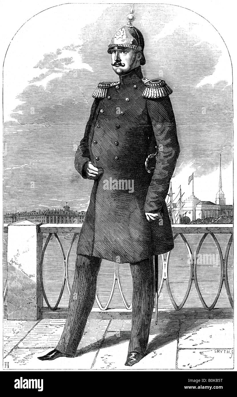 Nicholas I, Emperor of Russia, 19th century.Artist: Smyth Stock Photo ...
