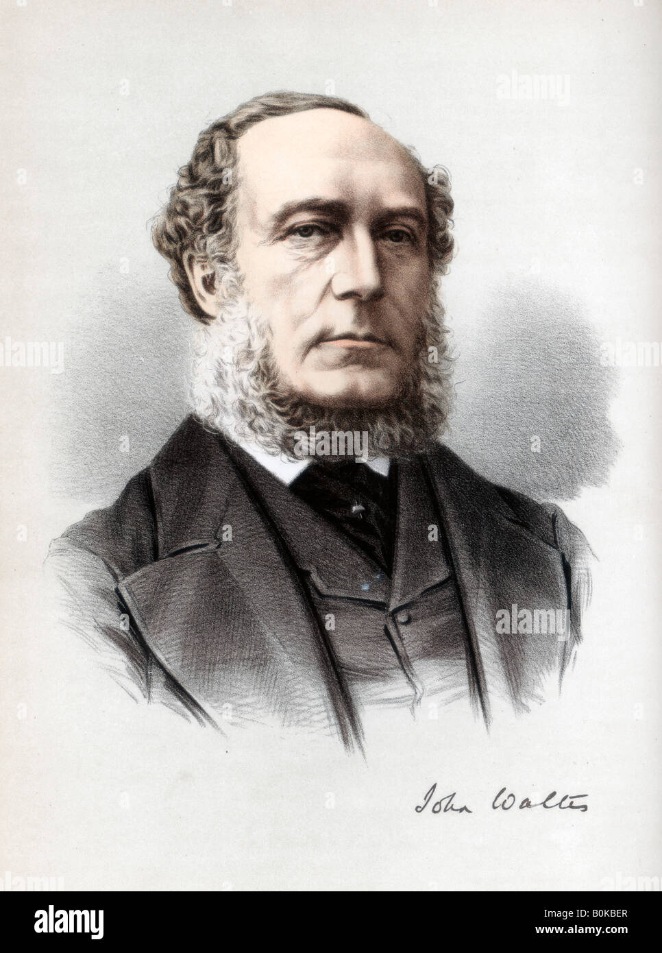 John Walter, British moderate Liberal politician, c1890.Artist: Cassell ...