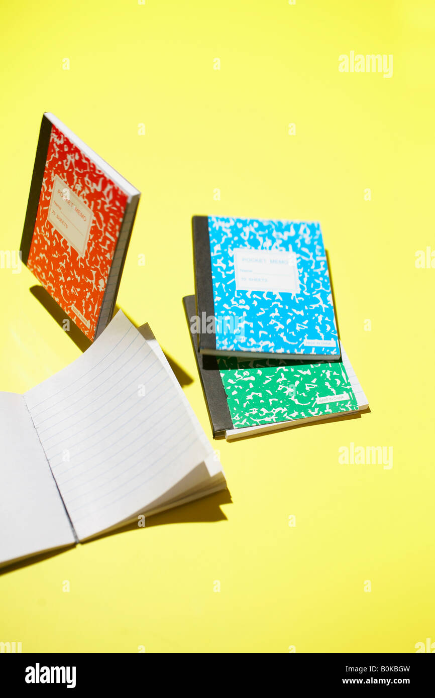 Colorful notebooks hi-res stock photography and images - Alamy