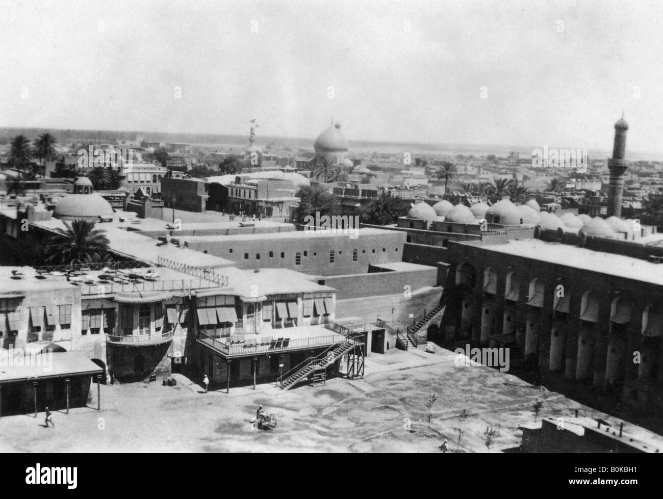 View of Baghdad from a block tower, 31st British general hospital ...