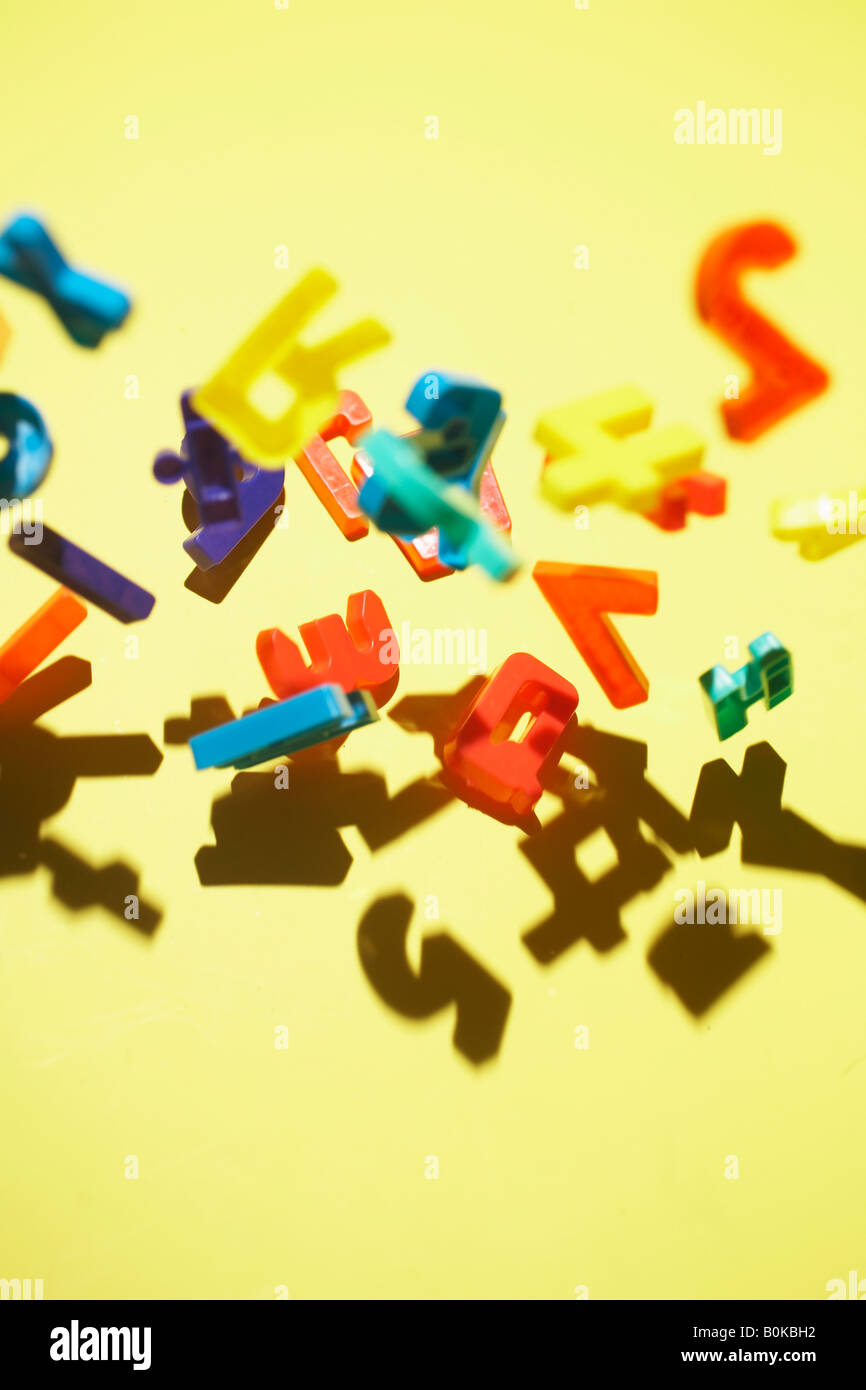 Colourful letters hi-res stock photography and images - Alamy
