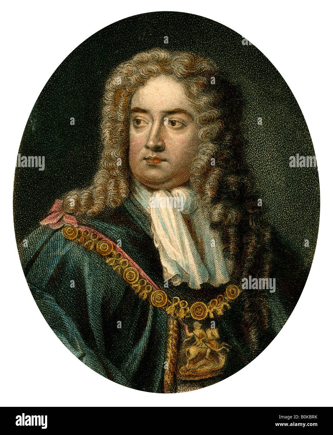 George II, King of Great Britain and Ireland. Artist: Unknown Stock ...