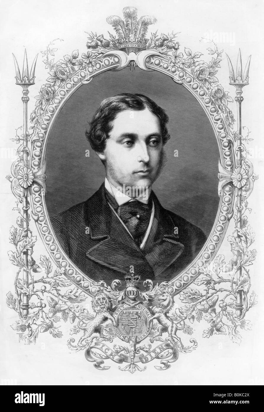 The Prince of Wales, 1862. Artist: Unknown Stock Photo - Alamy