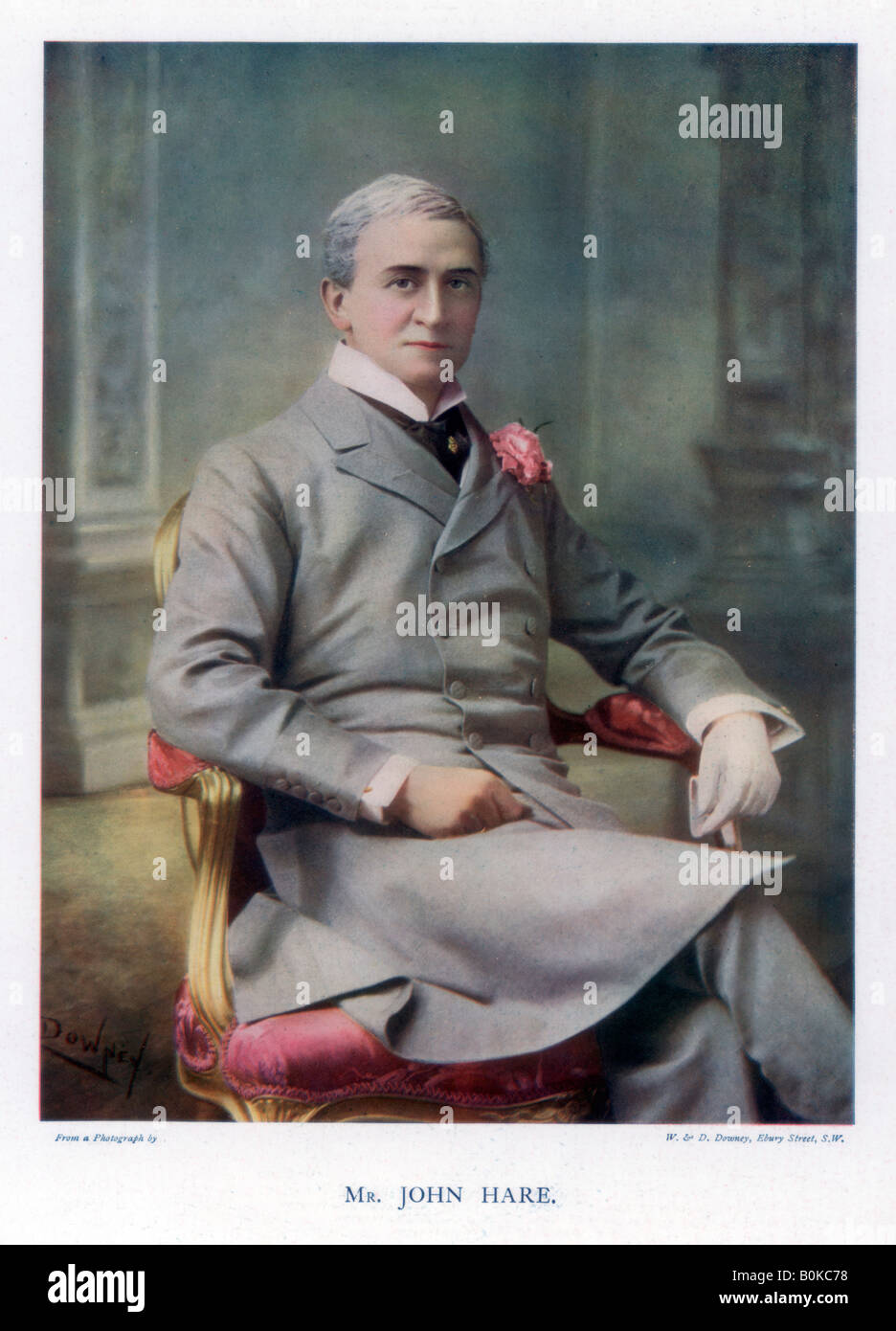 Sir John Hare, English actor and manager of the Garrick Theatre, 1901 ...