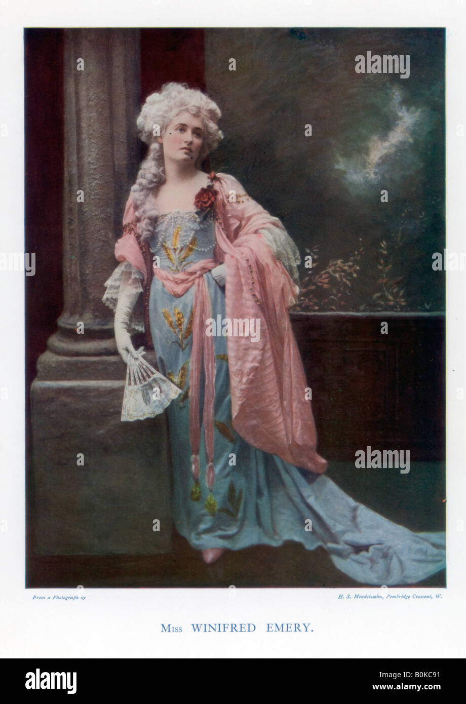 Winifred Emery, English actress, 1901.Artist: Mendelssohn Stock Photo ...