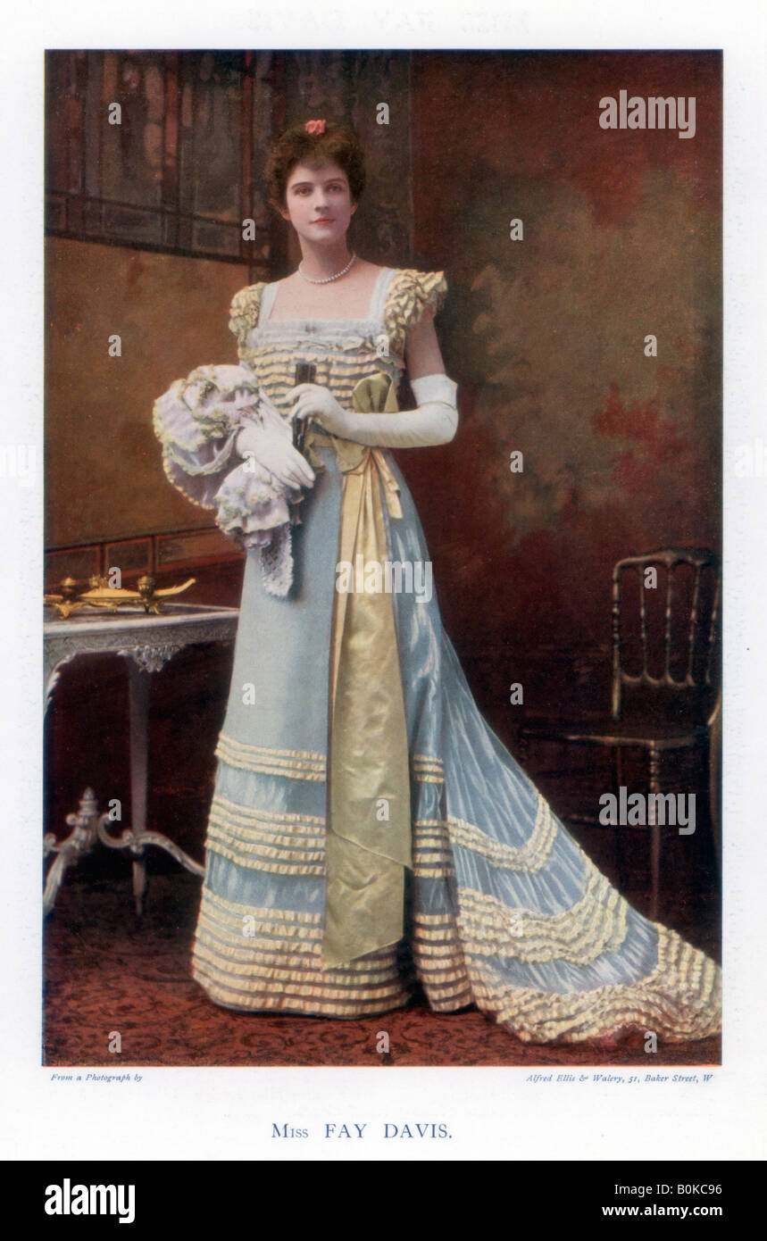 Fay Davis, American stage actress, 1901.Artist: Ellis & Walery Stock ...