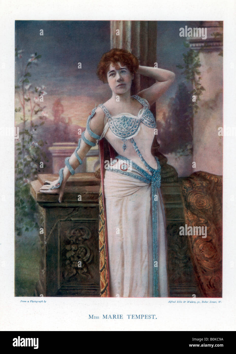 Dame Marie Tempest, English singer and actress, 1901.Artist: Ellis ...