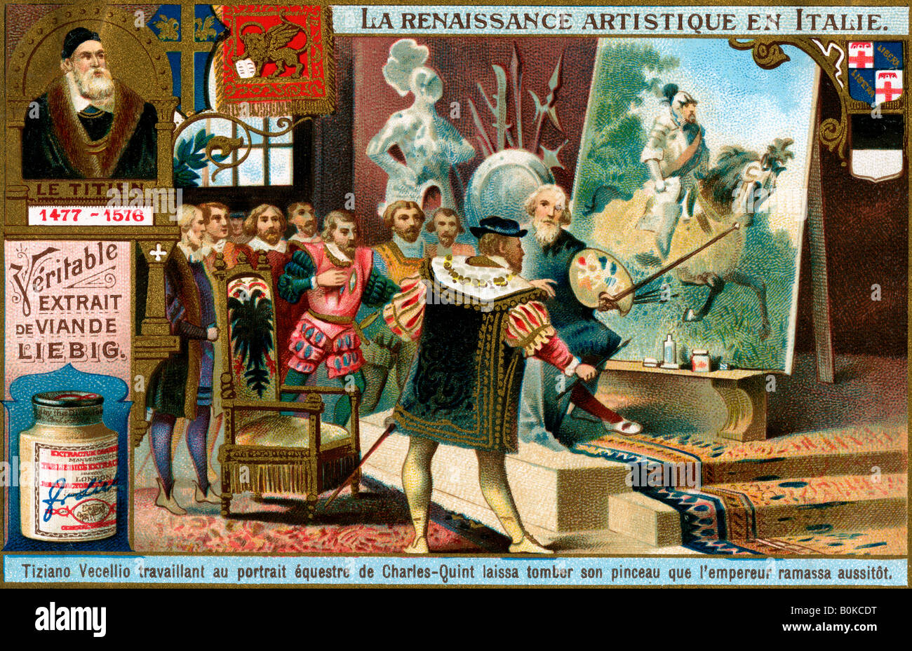 Renaissance Art in Italy: Titian, (c1900). Artist: Unknown Stock Photo ...