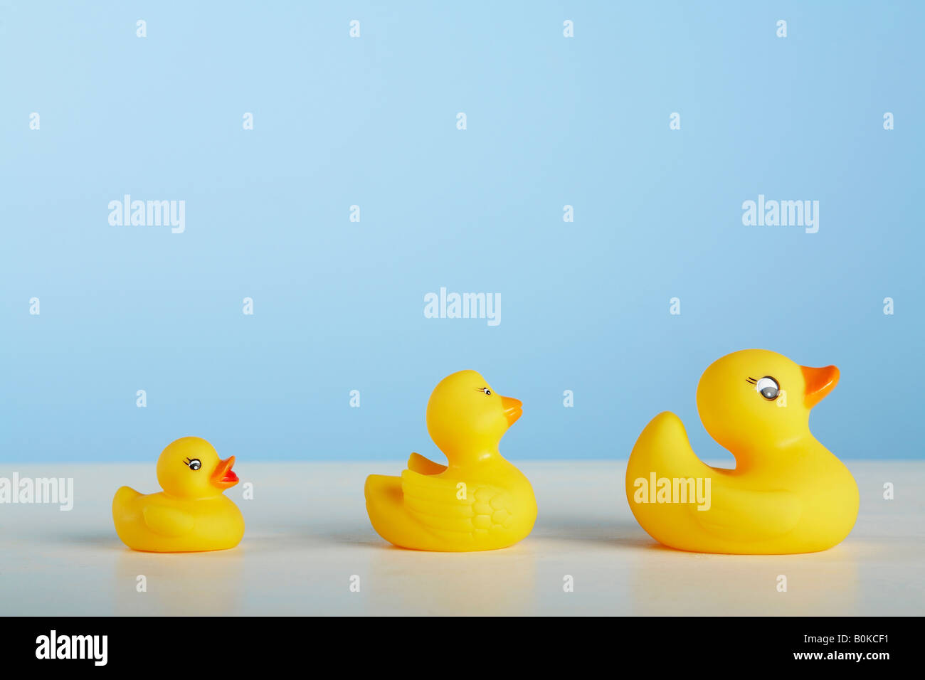 Three Rubber Ducks Stock Photo - Alamy