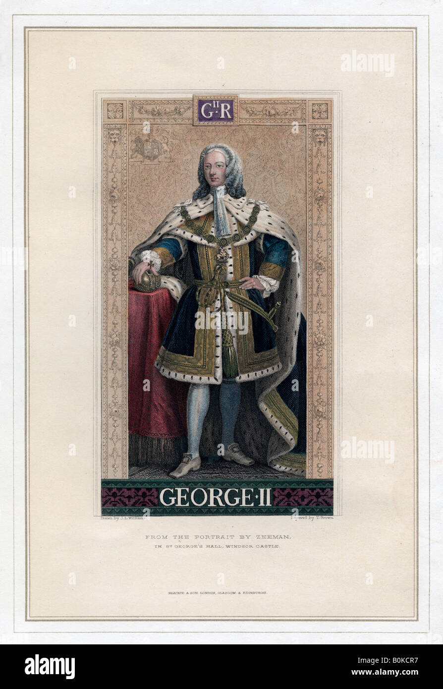 King george ii hi-res stock photography and images - Alamy