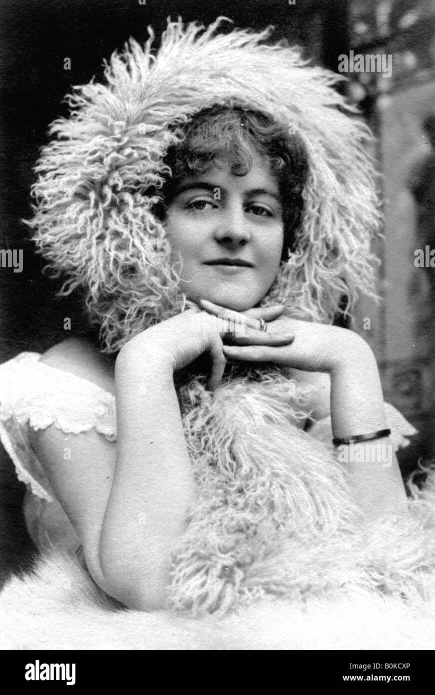English Victorian Edwardian Stage Actress High Resolution Stock ...
