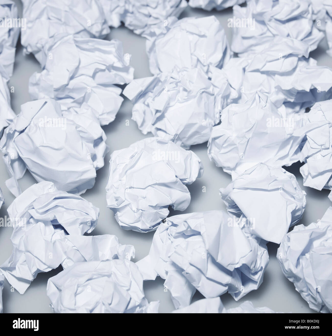 Crumbled Paper Balls Stock Photo - Alamy