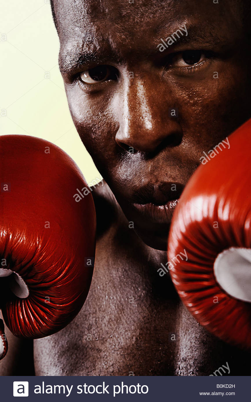 Boxer With Gloves Stock Photos & Boxer With Gloves Stock Images - Alamy