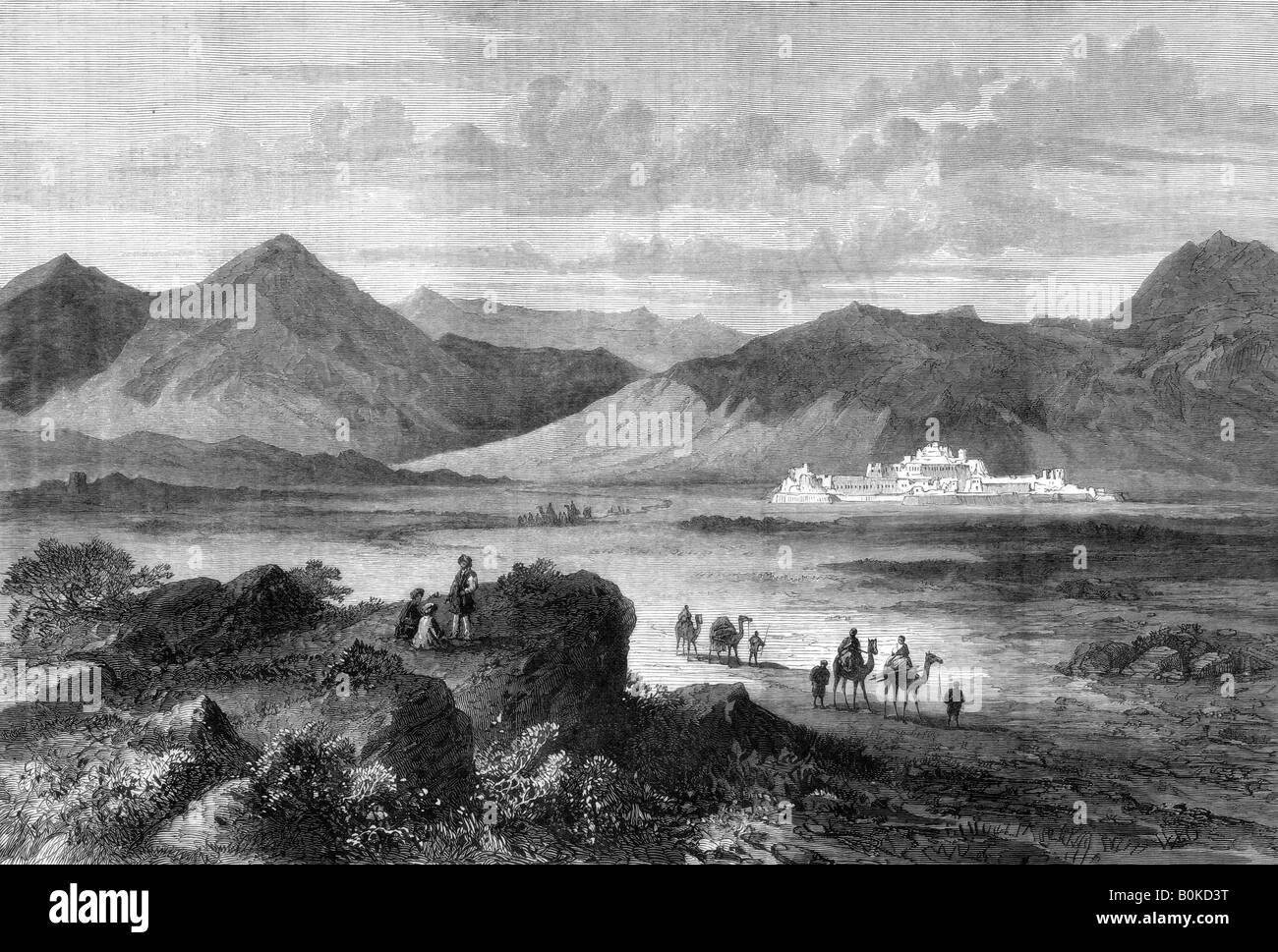 Entrance to the Khyber Pass and Fort of Jamrood, Afghanistan, 1878 ...