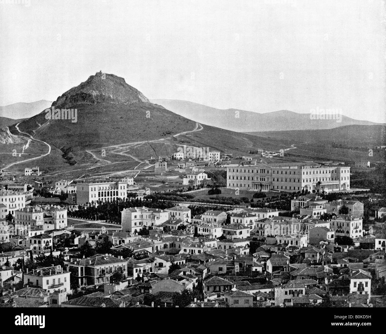 Athens, Greece, 1893.Artist: John L Stoddard Stock Photo - Alamy