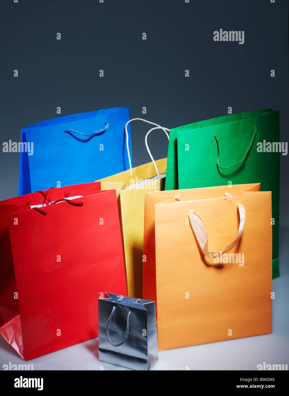 Colorful Paper Bags Stock Photo - Alamy