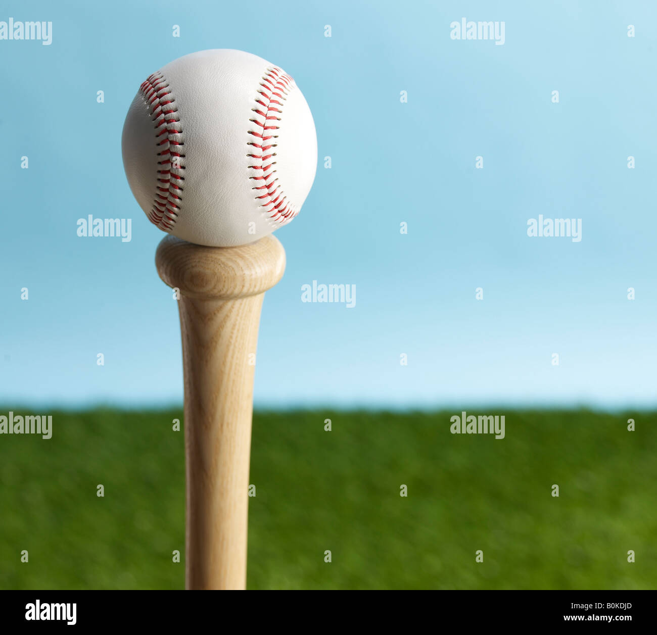 Baseball Bat and Ball Stock Photo - Alamy