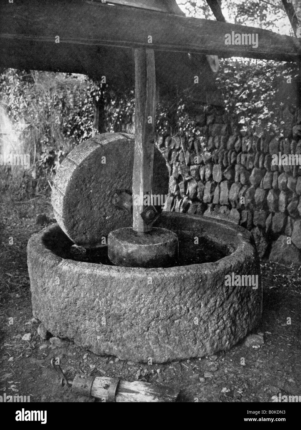 An old stone cider mill High Resolution Stock Photography and Images ...