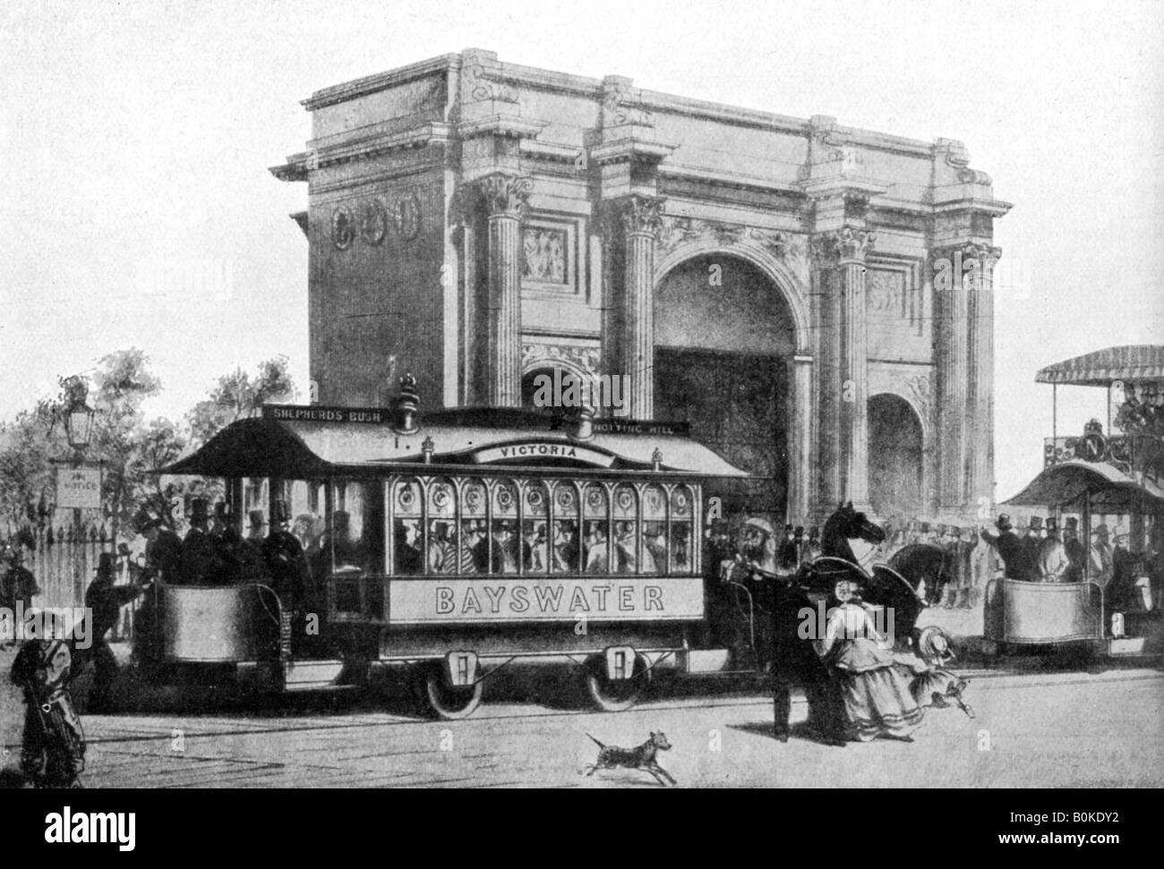 London trams 1861 hi-res stock photography and images - Alamy