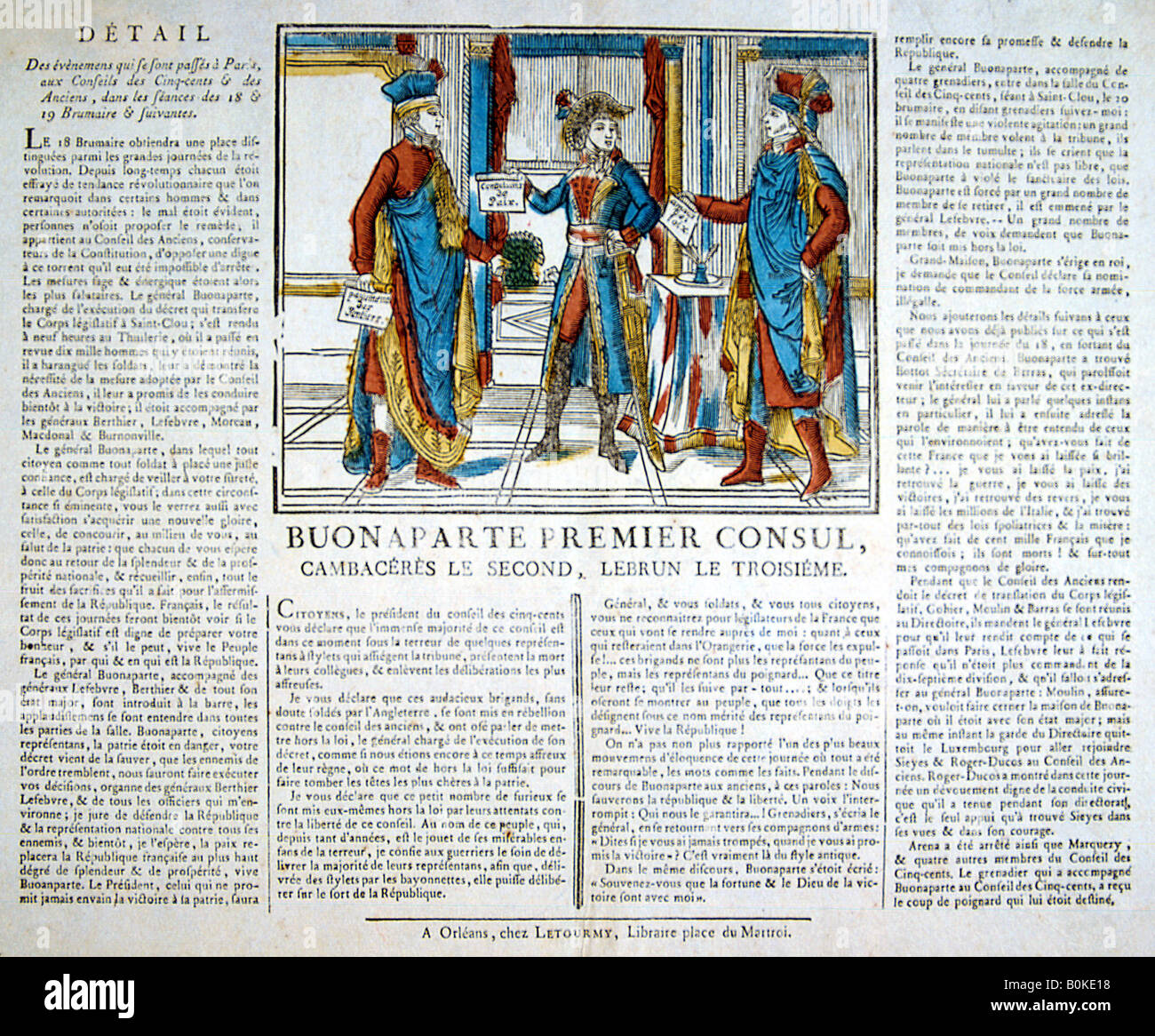 'Bonaparte 1st Consul', 19th century. Artist: Unknown Stock Photo - Alamy