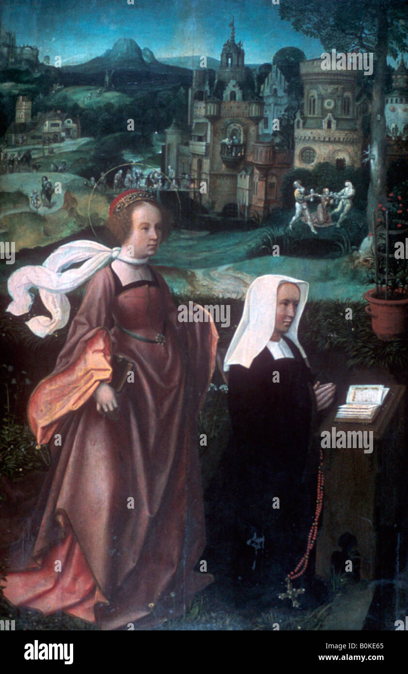 'Saint Godelieve', c1485-1529. Artist: Jan Provoost Stock Photo - Alamy