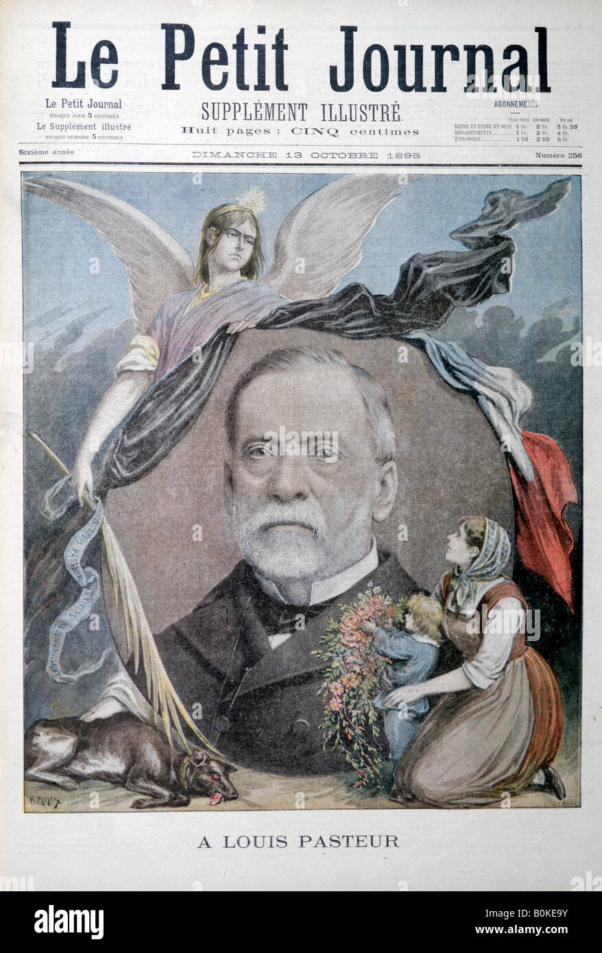 Louis Pasteur, French chemist, 1895. Artist: Unknown Stock Photo - Alamy