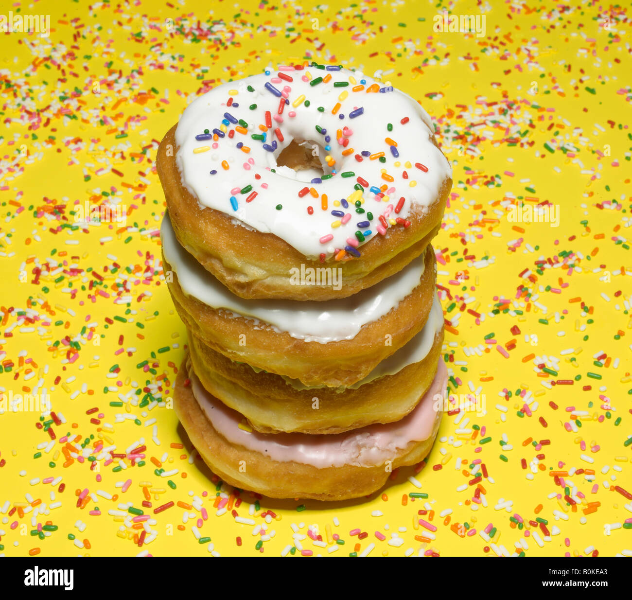 Stack of Doughnuts Stock Photo - Alamy