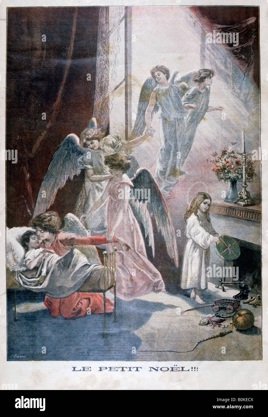 Child open magic christmas hi-res stock photography and images - Alamy