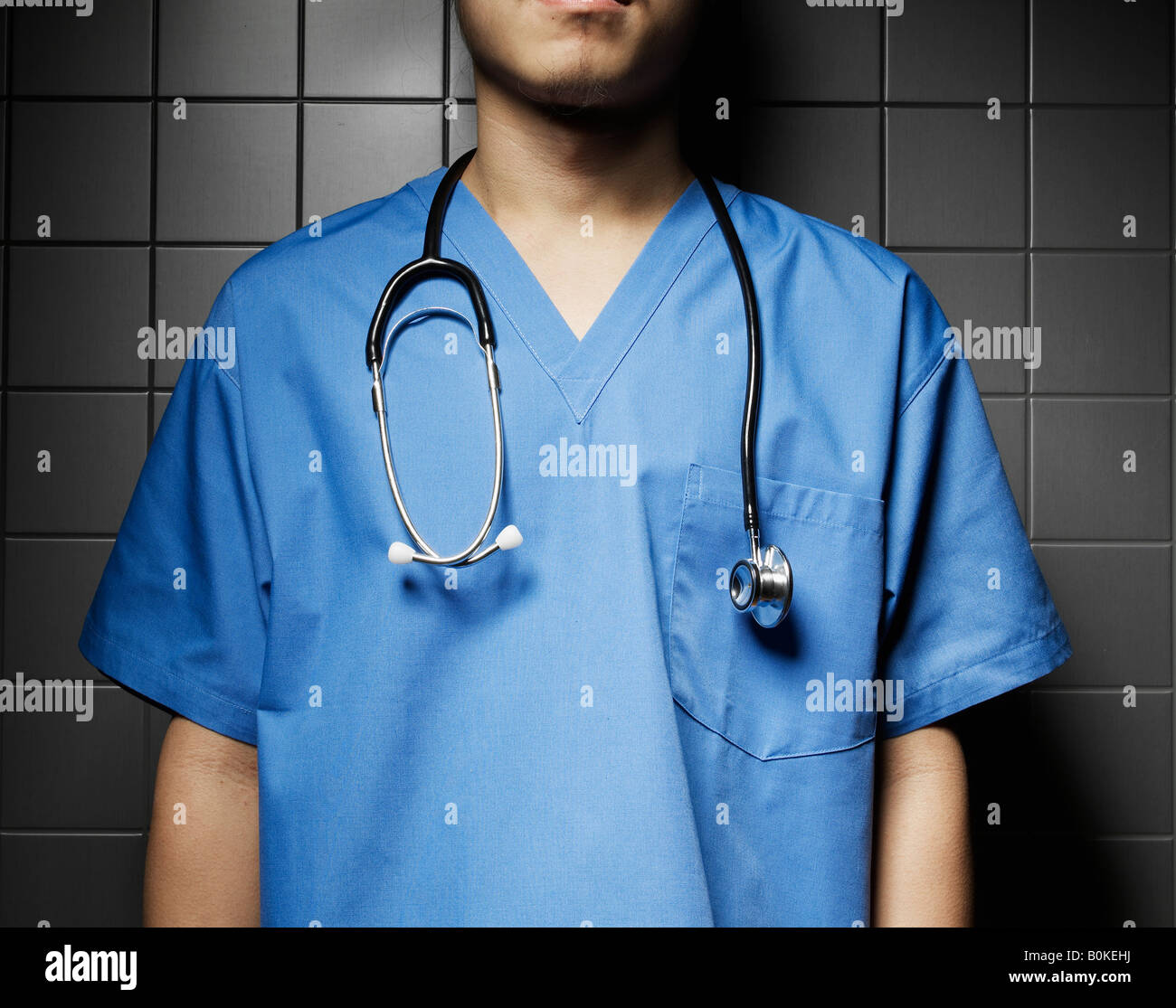 Doctor with Stethoscope Stock Photo - Alamy