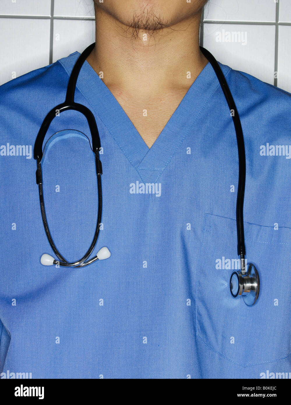 Doctor with Stethoscope Stock Photo - Alamy