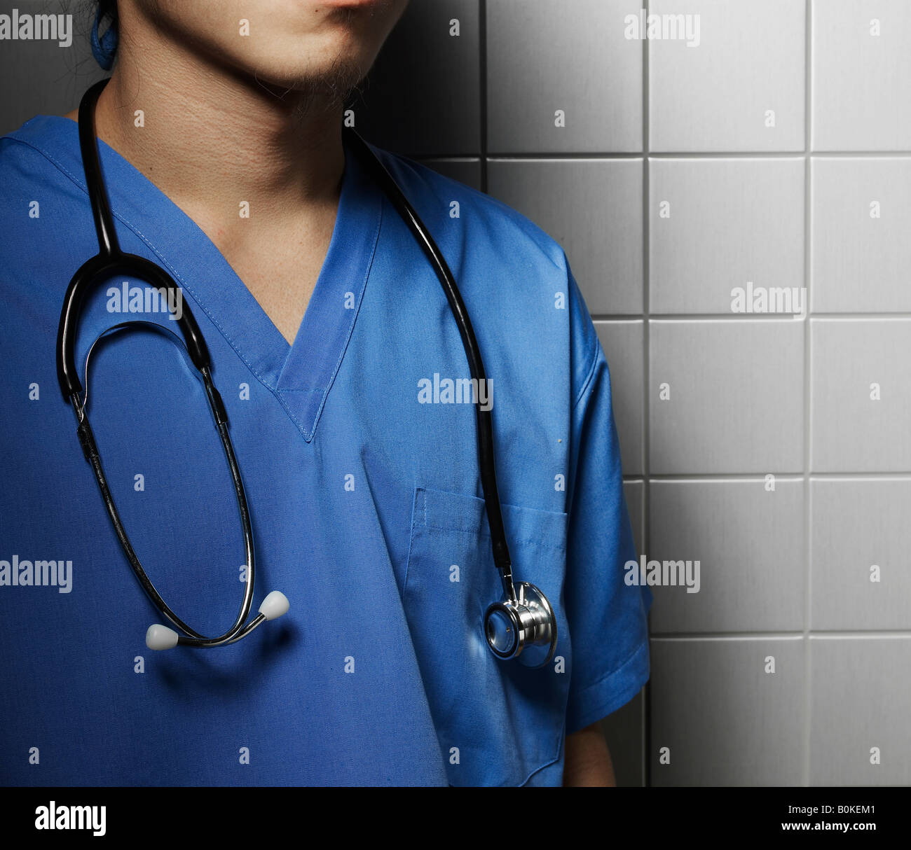Doctor with Stethoscope Stock Photo - Alamy