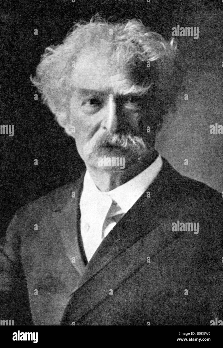 'Mark Twain', The greatest of all American humorists, 1923.Artist ...
