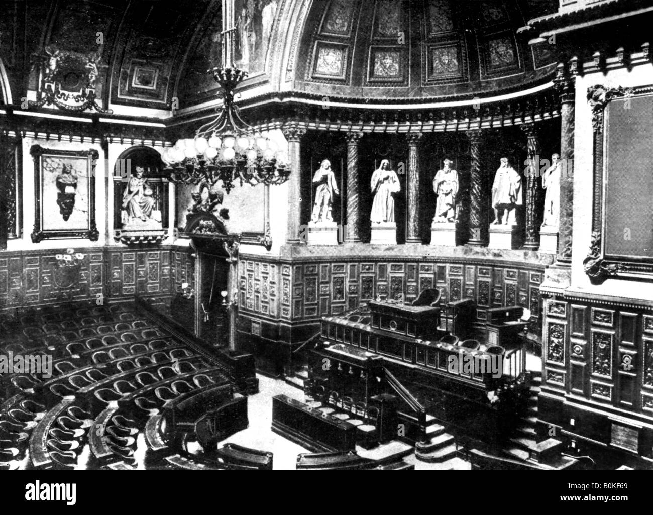 The Chamber of the French Senate, Paris, France, 1926. Artist: Unknown ...