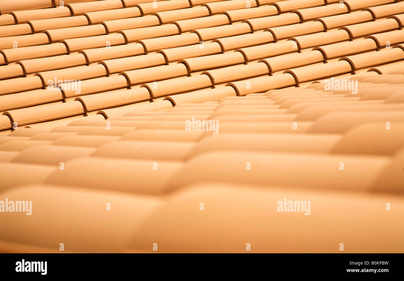 Close up image clay roof tiles hi-res stock photography and images - Alamy