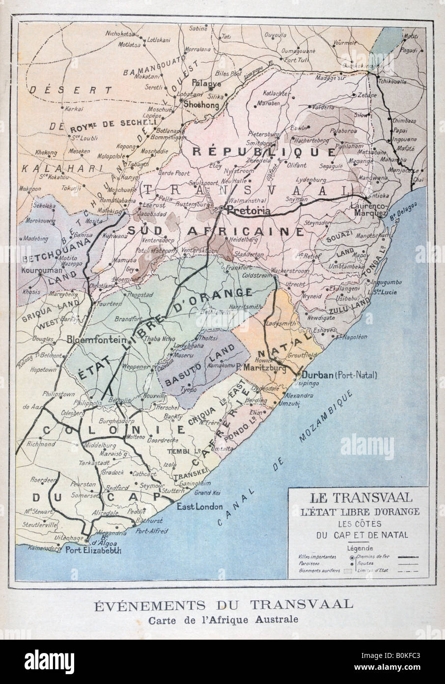 South africa map hi-res stock photography and images - Alamy