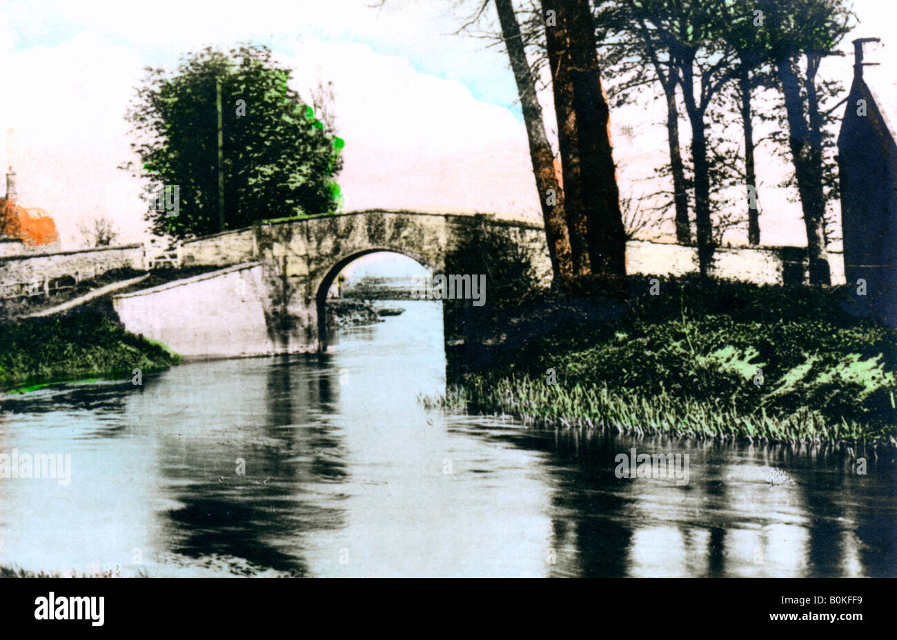 Bridge at Radcot, Oxfordshire, 1926.Artist: Cavenders Ltd Stock Photo ...