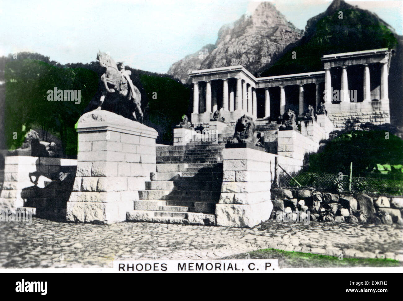 Rhodes Memorial, Devil's Peak, Cape Town, c1920s.Artist: Cavenders Ltd ...