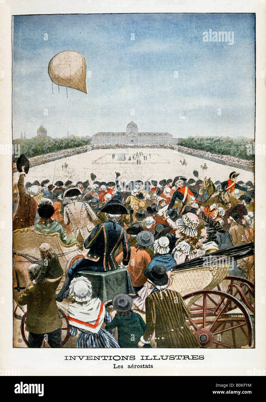 Paris 1783 balloon hi-res stock photography and images - Alamy