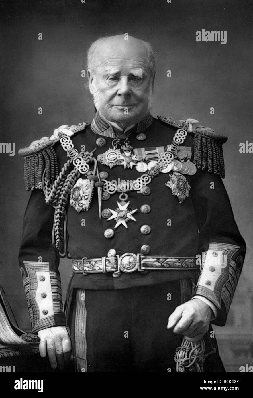 Admiral of the Fleet Sir Henry Keppel (1809-1904), 1893.Artist: W&D ...